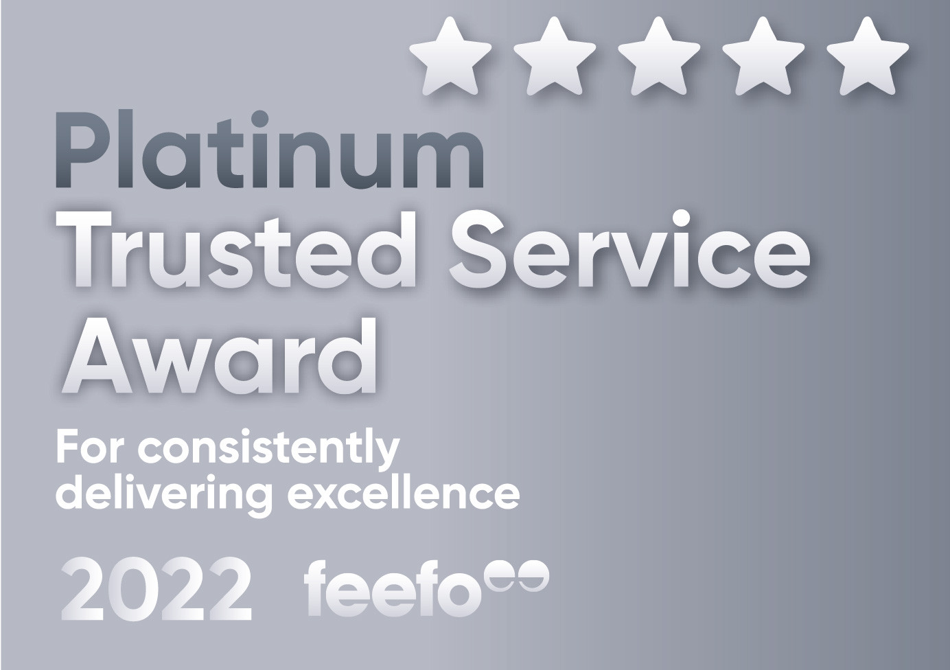 Feefo Platinum Trusted Service Award! - Quality Bearings Online