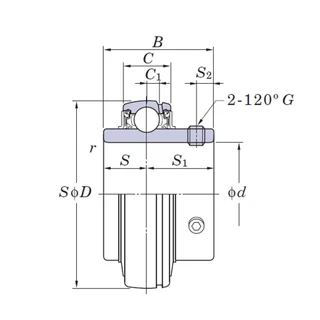 UC202 - FYH Bearing Insert - Quality Bearing Online Ltd.