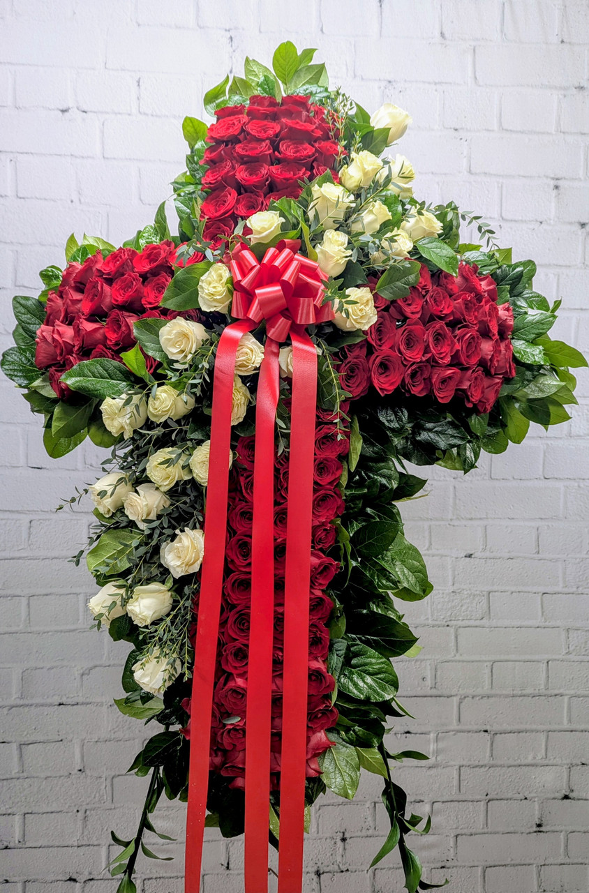 Red Rose Cross - Northern Blvd. Florist -Queens