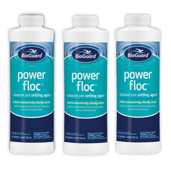 BioGuard Power-Floc 32 oz - 3 Pack - Pool Supply Mall