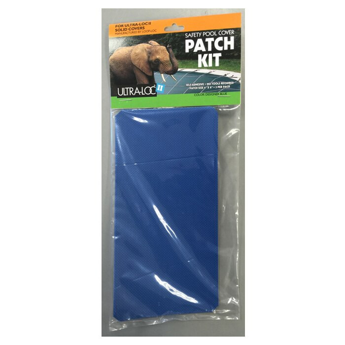 Loop-Loc Safety Pool Cover Patch Kit for Blue Solid Covers - 3 Pack ...