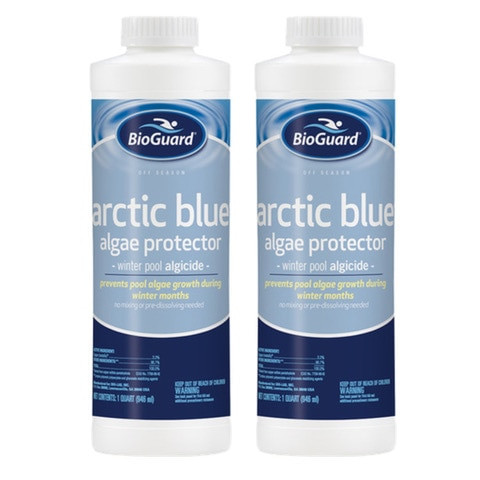 BioGuard Arctic Blue Algae Protector (1 qt) (2 Pack) - Pool Supply Mall