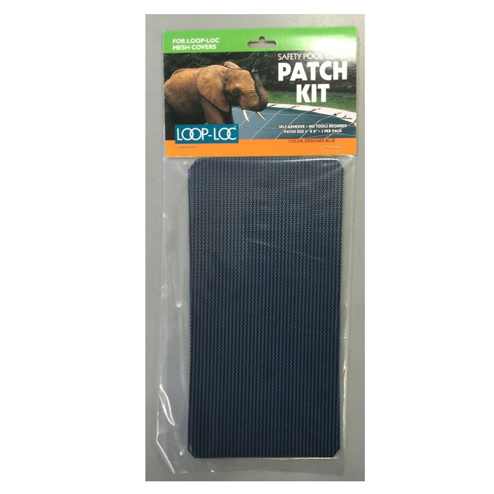 Loop-Loc Safety Pool Cover Patch Kit for Blue Mesh Covers - 3 Pack ...