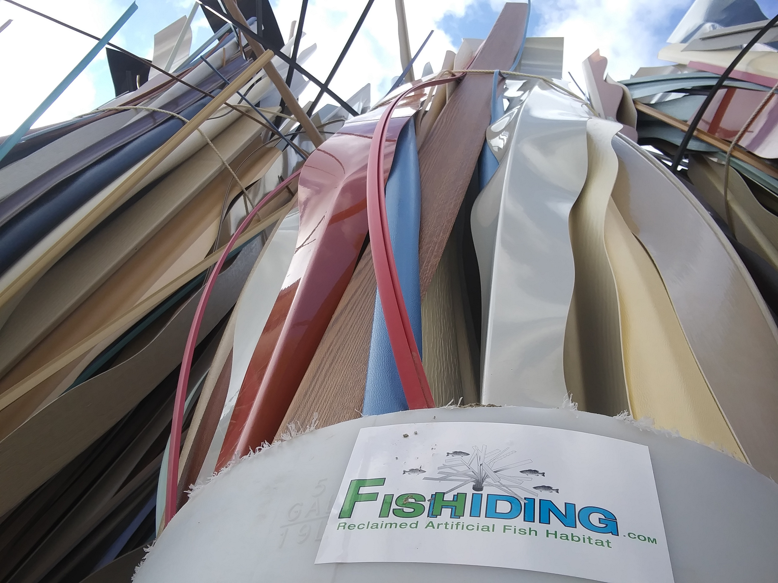 Magnum Tall Big Barrel Fish Habitat Tree Four Pack - Fishiding