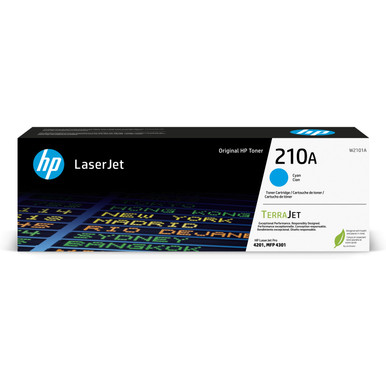 HP 210A W2101A Standard Yield Cyan Toner Cartridge Genuine | MediaForm AU