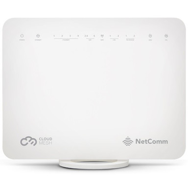 NetComm NF18MESH CloudMesh Wi-Fi 5 VDSL2/ADSL2 Networking Gateway with ...