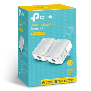 TP-Link TL-PA4010 KIT AV600 Powerline Ethernet Adapter Starter Kit ...
