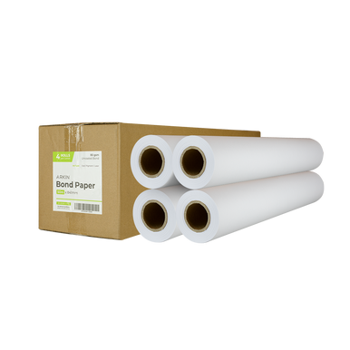 BOND PAPER 80GSM - 841MM X 50M 4 ROLLS/CTN - MediaForm AU