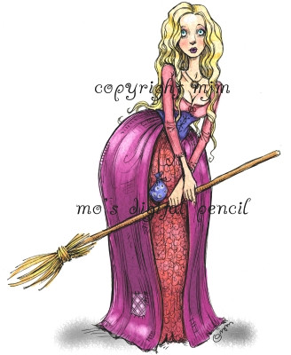 A Little Witchy - Mo's Digital Pencil
