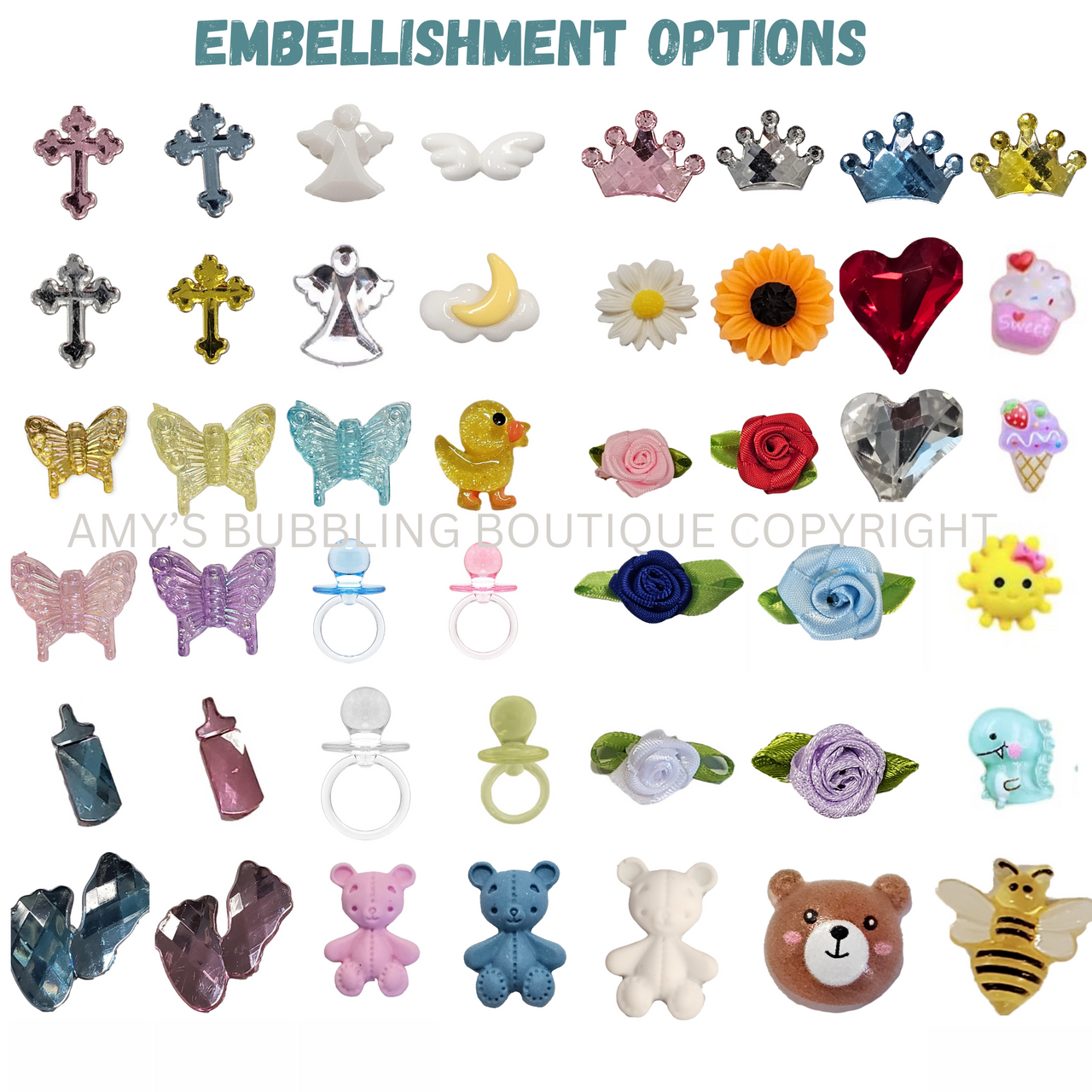 Craft embellishments store