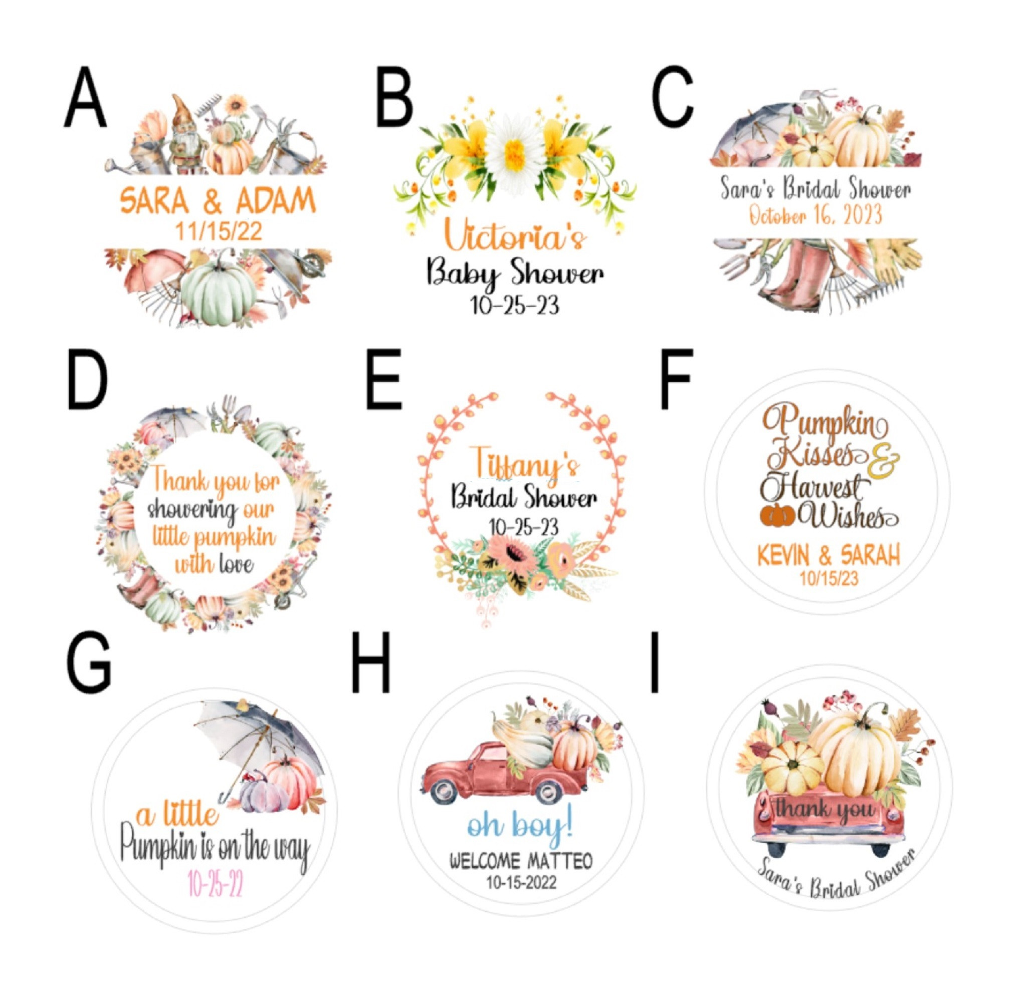 Little Pumpkin Favors
