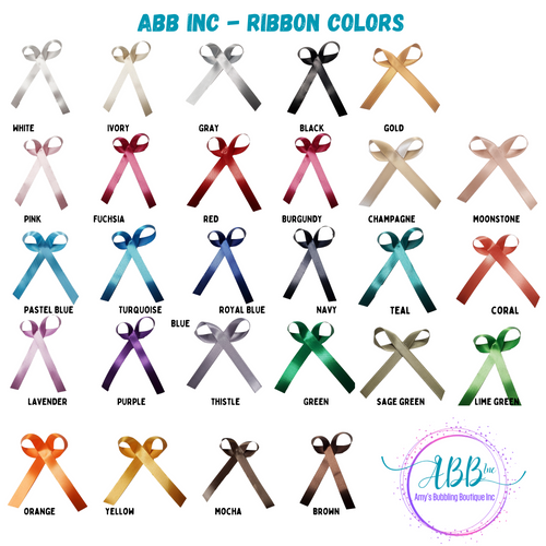 Personalized Ribbon Bows