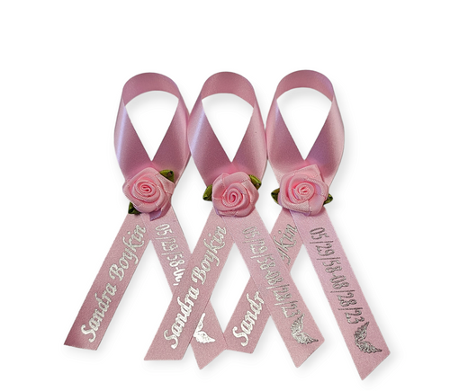 Custom Memorial Ribbon Pins | Personalized Funeral Pins