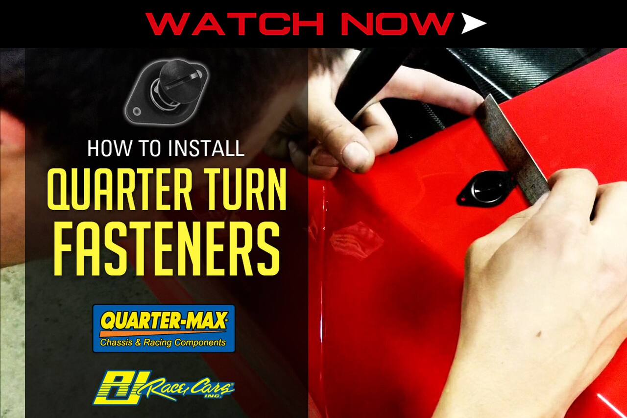 WATCH NOW: How to Install Quarter Turn Fasteners - Quarter-Max Racing