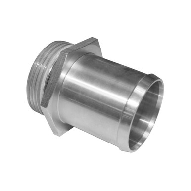 -20 AN Port to 1-1/2" OD Inlet Radiator Fitting, Aluminum | Quarter-Max