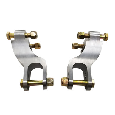 Billet Adjustable Double Shear Shock Mounts, 3/4" Wide, 1" Offset ...