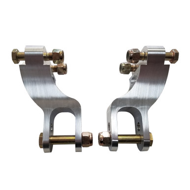 Billet Adjustable Double Shear Shock Mounts, 3/4" Wide, 1" Offset ...