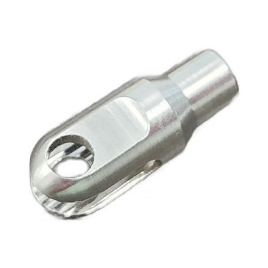 Slot Clevis, Fits 3/8 in. OD x .050 in. W Tube, Titanium | Quarter-Max