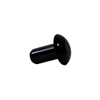 1/8 in. x 3/16 in. Long Solid Smash Rivet, Aluminum, Black Anodized ...