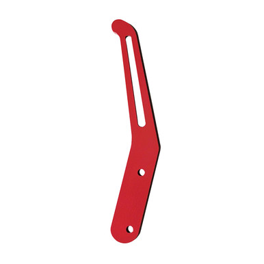 QM Interior Door Handle, 6 in., Aluminum, Red QM-410006R | Quarter-Max