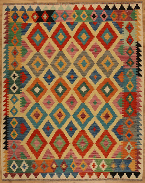 Afghan Maymana Kilim 5'1 X 6'4