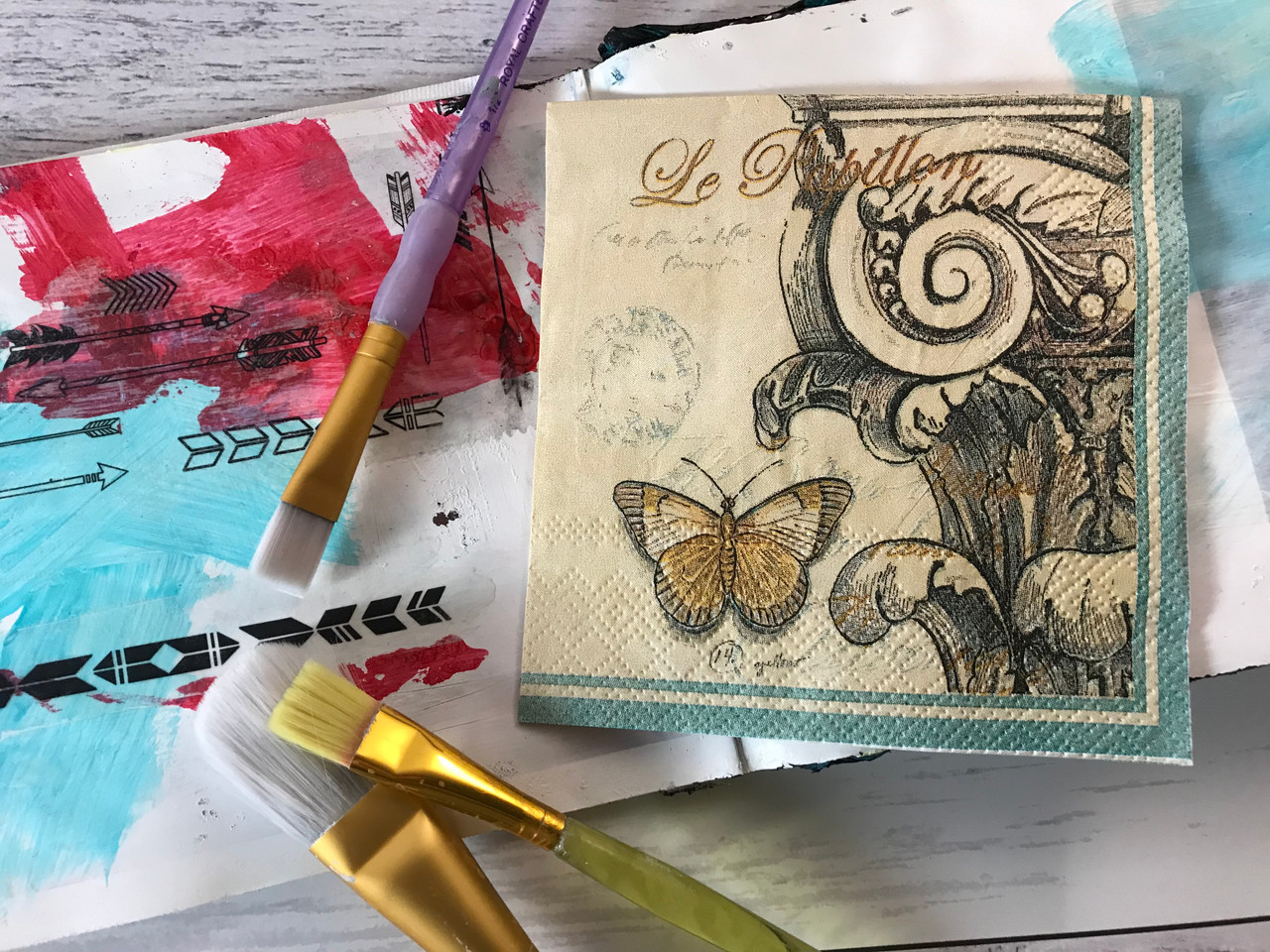 Shop - Ephemera /Collage /Paper Accessories - Paper Collage Napkins ...