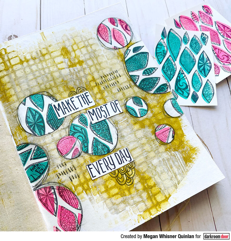 Collage Stamp│Arty Pods - Scrapalicious Delight