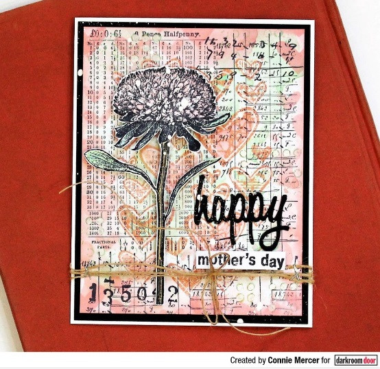 Collage Stamp │Arty Hearts - Scrapalicious Delight