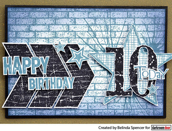 Rubber Stamp Set│ Big Numbers - Scrapalicious Delight