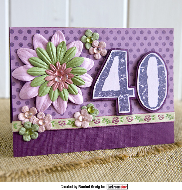 Rubber Stamp Set│ Big Numbers - Scrapalicious Delight