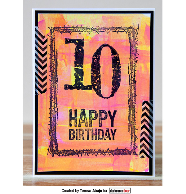Rubber Stamp Set│ Big Numbers - Scrapalicious Delight