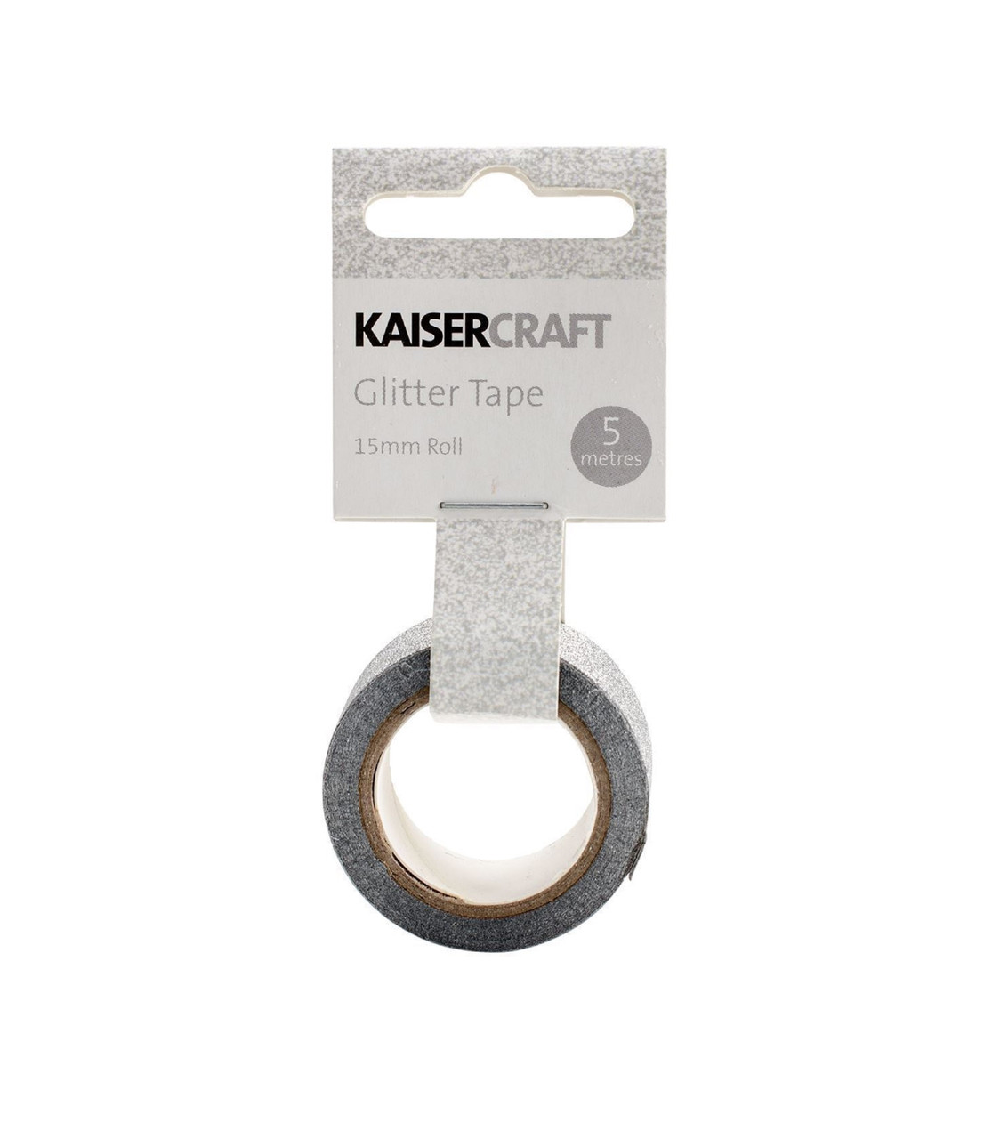 Silver Glitter Tape |Kaisercraft - Scrapalicious Delight