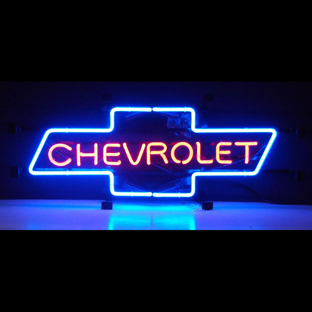 CHEVROLET BOWTIE NEON SIGN - Neon4Less.com