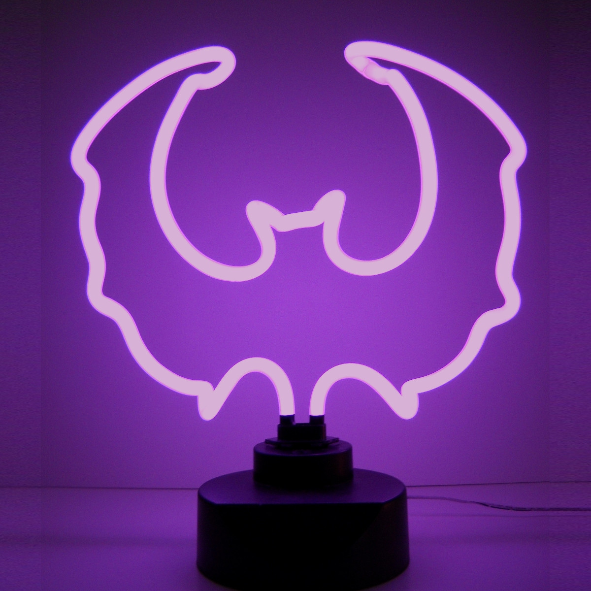 PURPLE BAT NEON SCULPTURE - Neon4Less.com