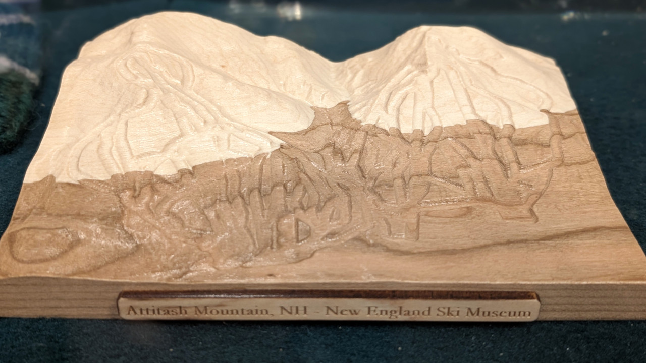 Attitash Mountain | 3D ski trail topographic map - New England Ski Museum