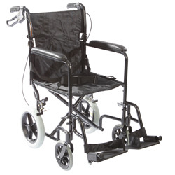 ProBasics Transport Wheelchair w/ 12" Rear Wheels | Easy Medical Store