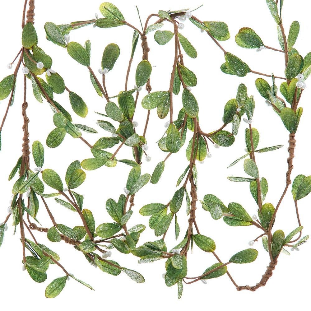 5' Wired Mistletoe Garland - Kurt S. Adler Inc