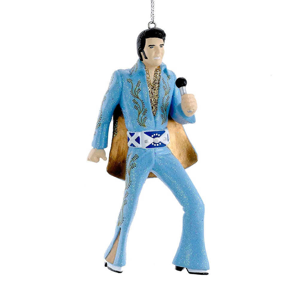 Elvis Presley® In Blue Suit Ornament
