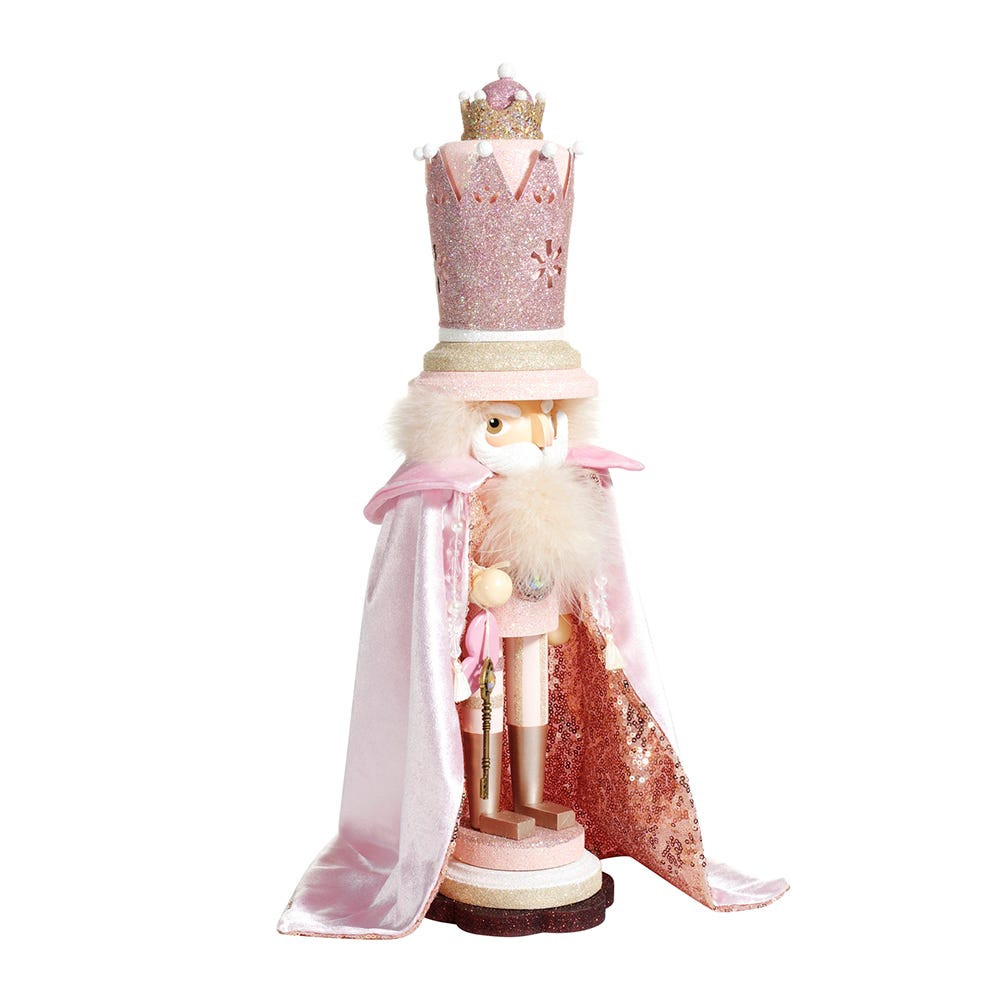 19" Hollywood Nutcrackers™ Pink King Nutcracker