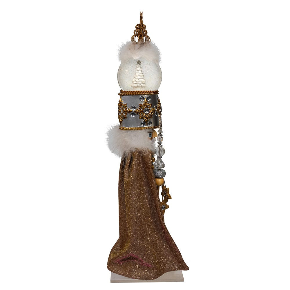 22" Hollywood Nutcrackers™ Musical Gold & Silver Nutcracker With Water ...