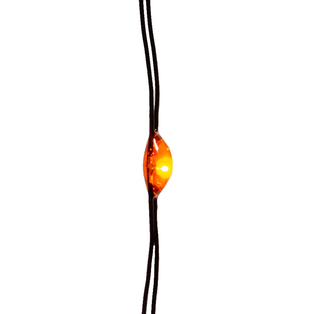 10' Battery-Operated 25L Orange LED Fairy Lights