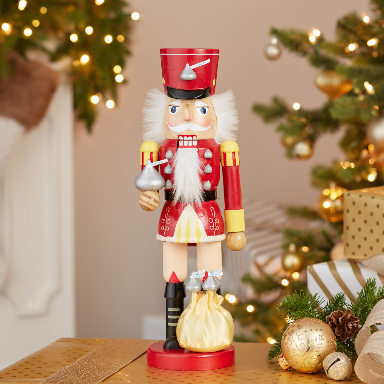 14" Hershey's™ Kisses Soldier Nutcracker