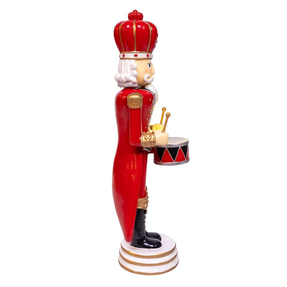 12" Battery Operated Lighted King Nutcracker Table Piece - Kurt S ...