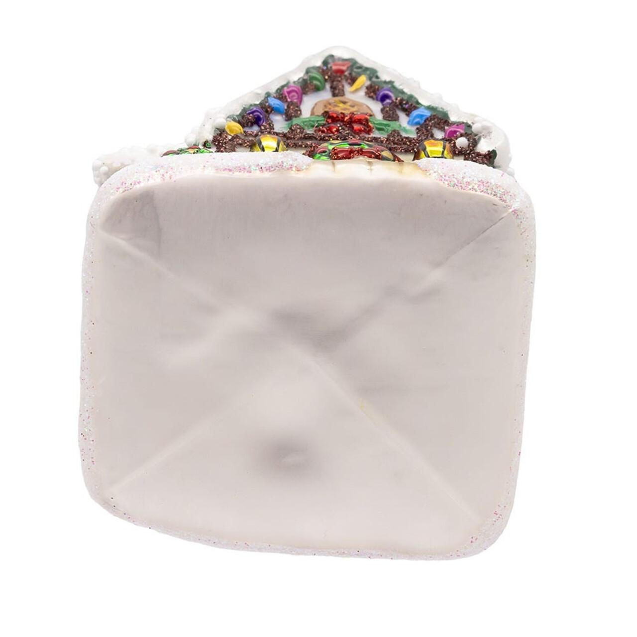 Noble Gems™ Glass Tudor House Ornament