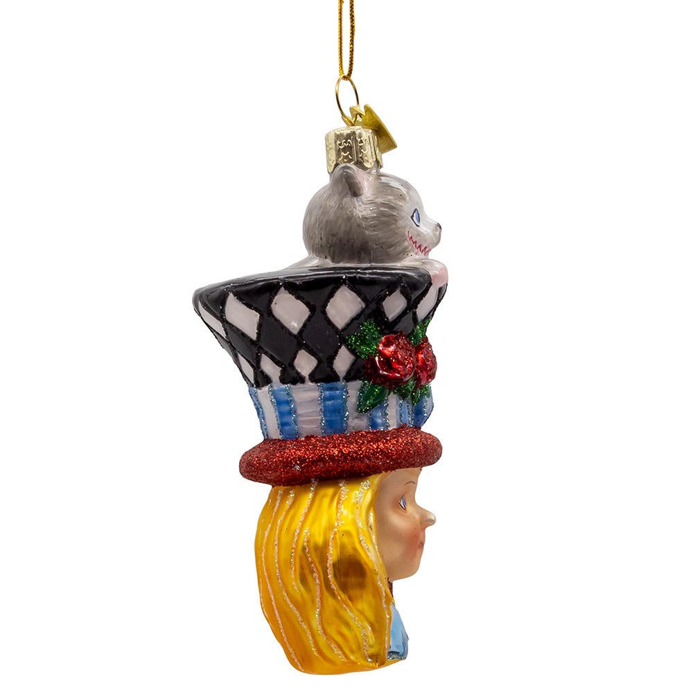 Noble Gems™ Alice Head Ornament - Kurt S. Adler Inc