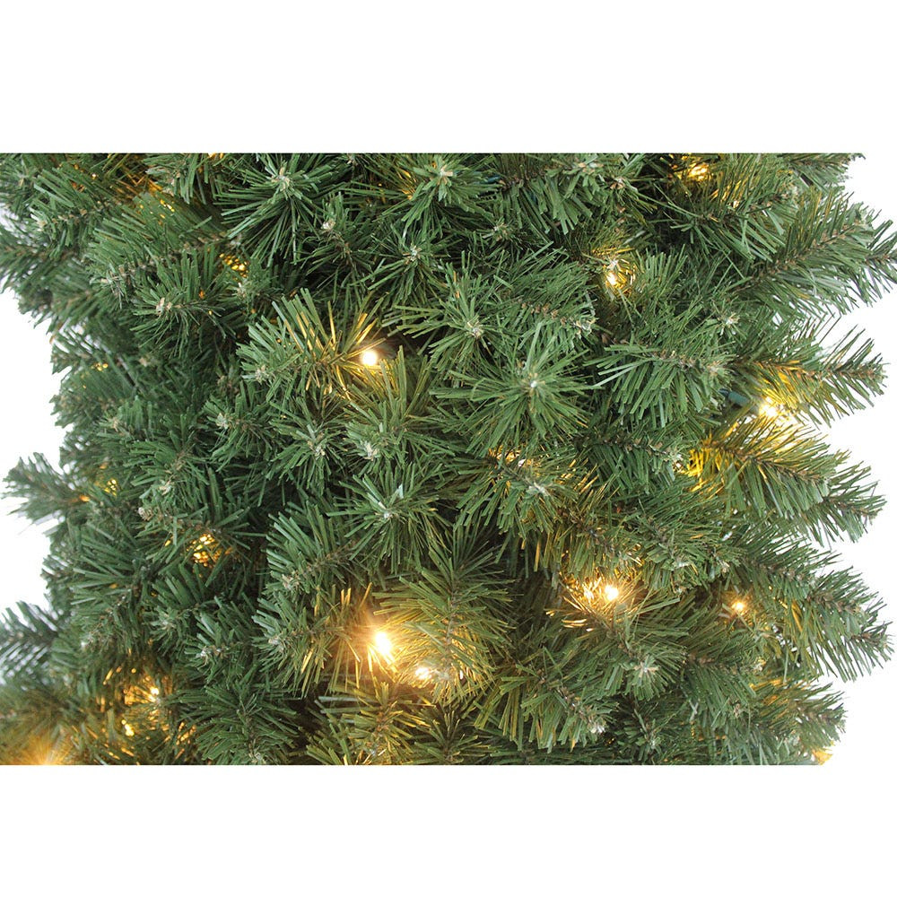 60" Pre-Lit Warm White LED Commercial Wreath - Kurt S. Adler Inc