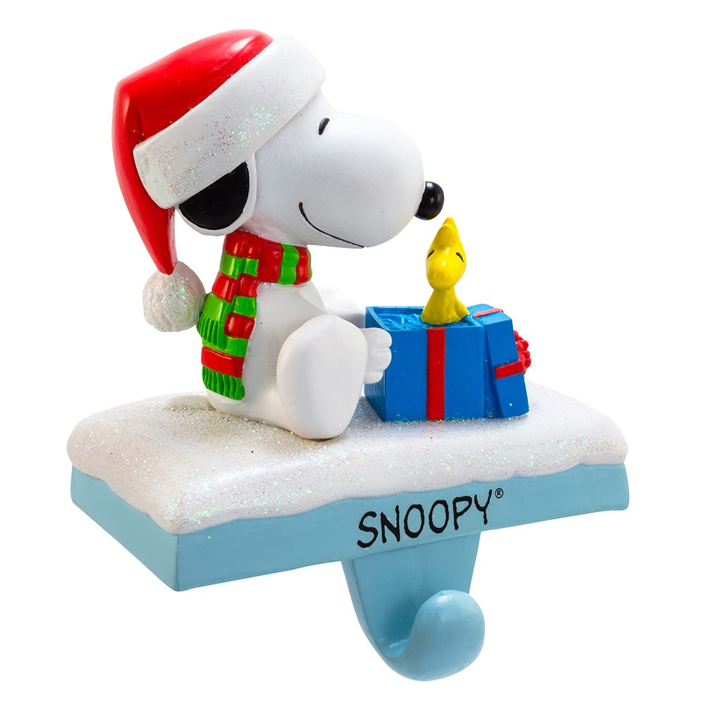 Peanuts© Snoopy and Woodstock Stocking Hanger