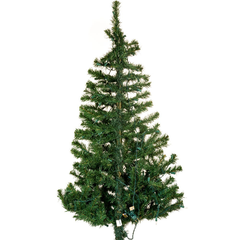 4' Pre-Lit Clear Incandescent Norway Pine Wall Tree - Kurt S. Adler Inc