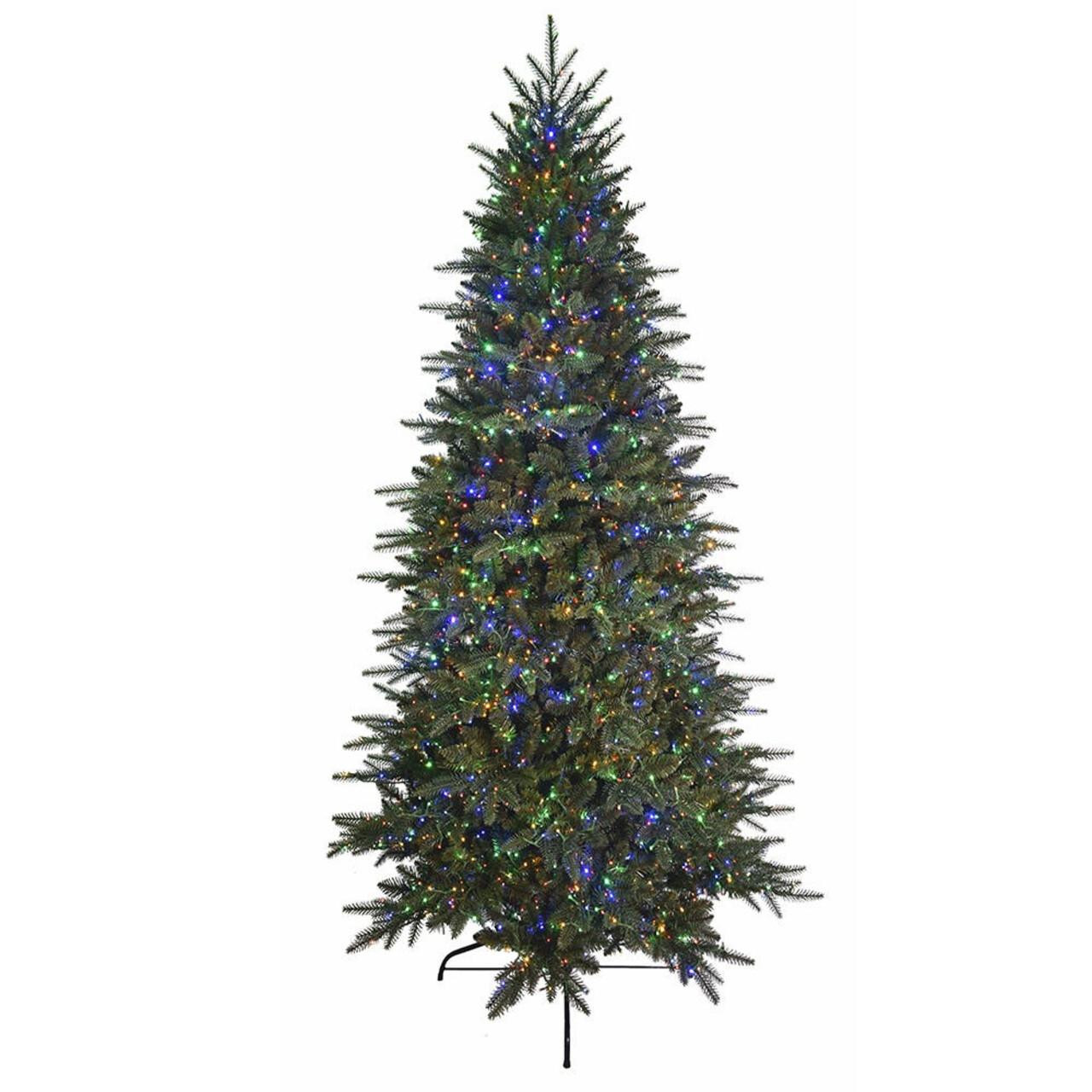 7.5' Pre-Lit Color-Changing LED Yukon Tree - Kurt S. Adler Inc