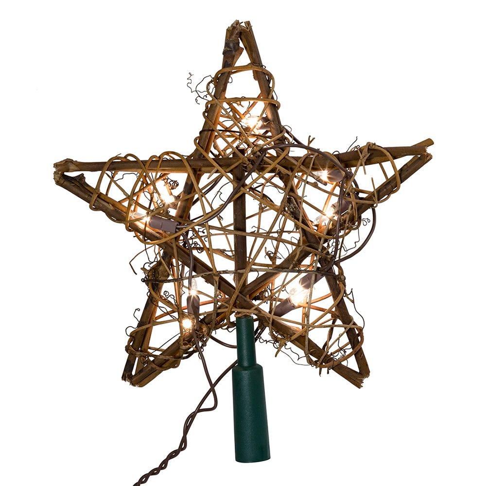 27.7" UL 10L Rattan Natural Star Treetop